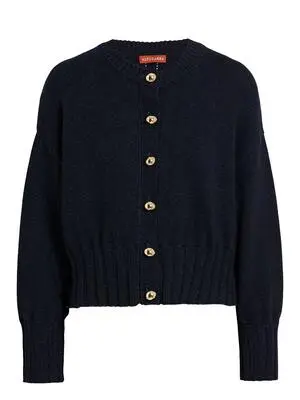 Altuzarra Liam Cotton-blend Cardigan - Midnight Blue