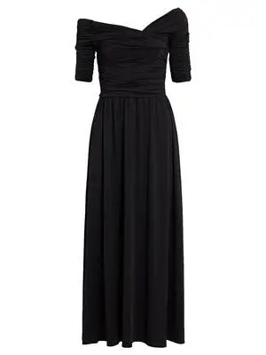 Altuzarra Off-the-shoulder Ruched Maxi Dress - Black