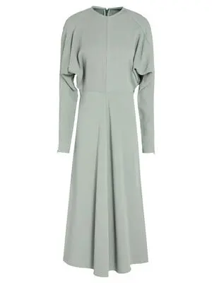 Victoria Beckham Crepe Midi Dress - Sage Green