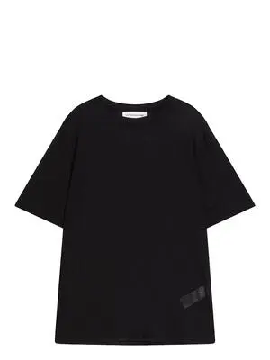 Victoria Beckham Cotton-jersey T-shirt - Black