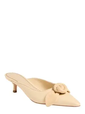 Cinq À Sept Layla Knotted Rose Mule - Beige