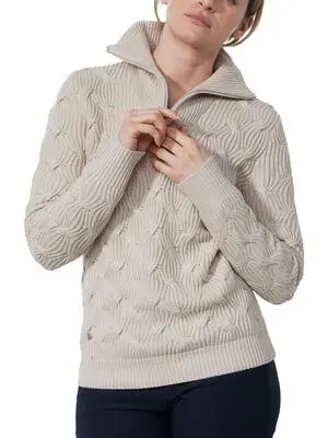 DAILY SPORTS Ermont Unlined Golf Sweater - Raw Beige