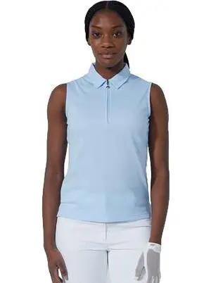 DAILY SPORTS Peoria Sleeveless Golf Polo - Light Blue
