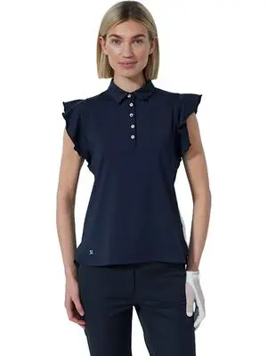 DAILY SPORTS Sleeveless Golf Polo - Navy