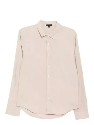 JAMES PERSE Refined Flannel Shirt Neutrals