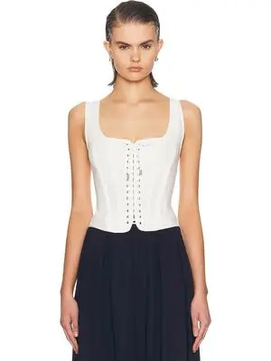 Ralph Lauren Kat Corset Top - Cream