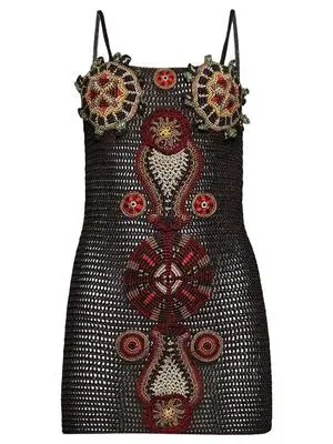 ANDREA ALMEIDA Laura Mini Dress - Brown