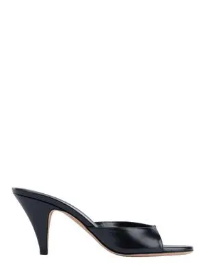 JUDE Haze Leather Sandals - Black