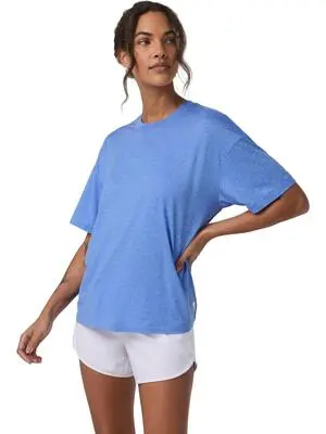 Vuori Energy Long T-shirt - Riviera Blue Heather