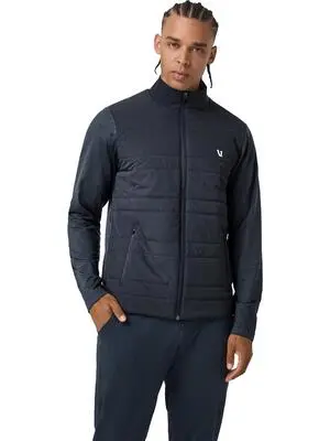 Vuori Sunday Insulated Hybrid Jacket - Ink Heather
