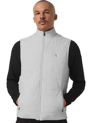 Vuori Sunday Insulated Hybrid Vest - Frost Grey