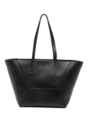 Brunello Cucinelli Logo Tote Bag - Black