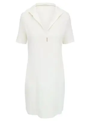 PETER COHEN Paola Collared Mini Dress - White