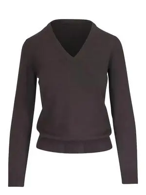 Brunello Cucinelli V-neck Sweater - Brown