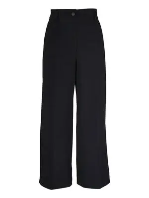 Akris Chiara Wide-leg Trousers - Black