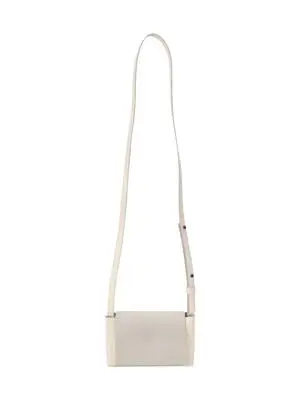 Zucca Leather Shoulder Bag - Neutrals