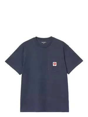 Carhartt Work In Progress Patch-pocket Cotton T-shirt - Blue