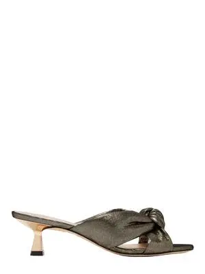 STUART WEITZMAN Knot-upper Heeled Sandals - Gold