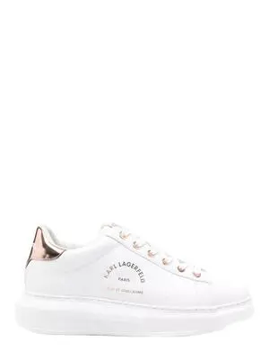 Karl Lagerfeld Kapri Leather Sneakers - Neutrals
