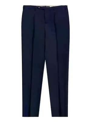 SLOWEAR Pleated Wool Trousers - Blue