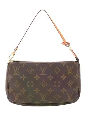 LOUIS VUITTON 2000 Monogram Pochette Accessoires - Brown