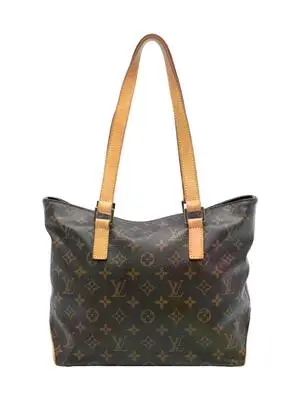 LOUIS VUITTON 2002 Monogram Cabas Piano Tote - Brown