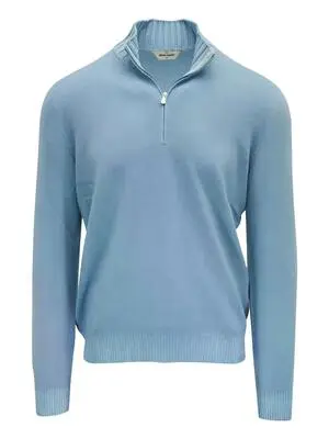 GRAN SASSO Half-zip Sweater - Blue