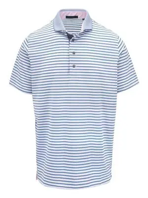 Greyson Pescadero Striped Polo Shirt - Blue