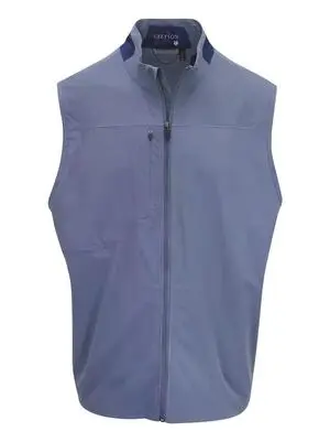 Greyson Zip Sleeveless Jacket - Blue