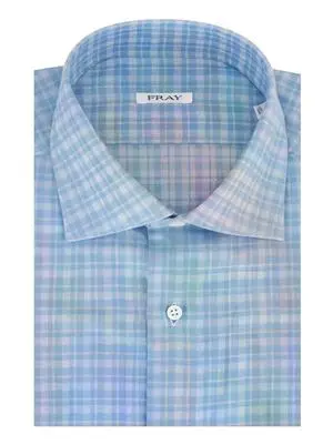 FRAY Checked Shirt - Blue