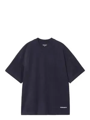 Carhartt Work In Progress Link Script T-shirt - Blue