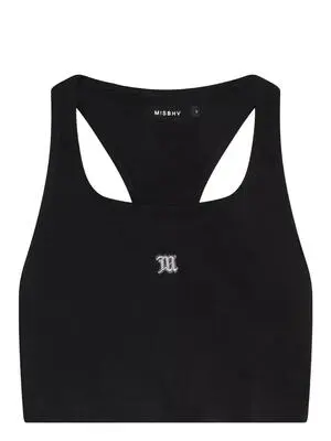 MISBHV Cropped Tank Top - Black