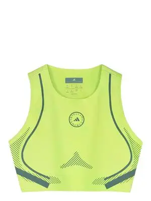 Adidas By Stella McCartney Truepace Running Crop Top - Yellow