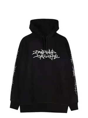DREAMLAND SYNDICATE Cotton Graphic Hoodie - Black