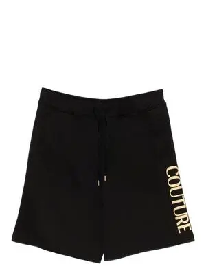 Versace Logo-detail Shorts - Black