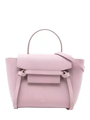 Celine 2018 Nano Grained Calfskin Belt Bag - Pink