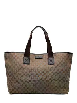 GUCCI GG Metallic Canvas Tote Bag