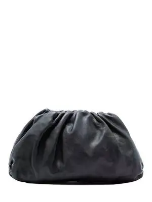 BOTTEGA VENETA Lambskin Pouch Clutch Bag