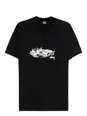StÜssy Graphic-print T-shirt - Black