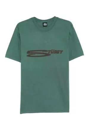 StÜssy Logo-print T-shirt - Green