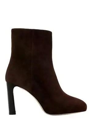 STUART WEITZMAN Side-zip Ankle Boots - Brown