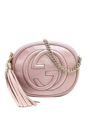 Gucci Mini Soho Chain Crossbody Bag - Pink
