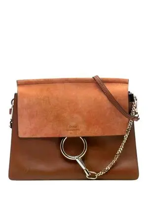 Chloé Faye Crossbody Bag - Brown