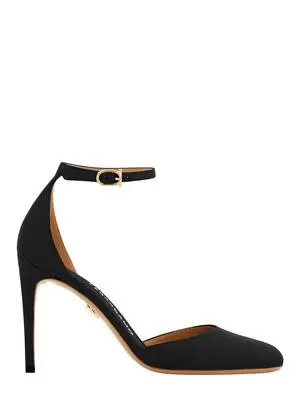 FERRAGAMO Maily Patent Leather Pumps Black