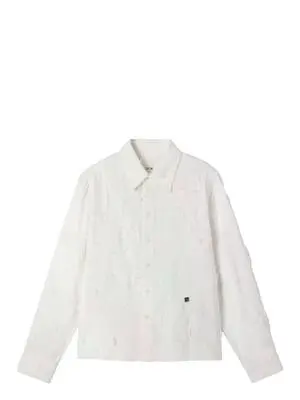 ADER ERROR Distressed Collared Shirt - White