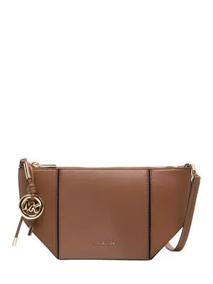 Michael Kors Monogram Shoulder Bag - Brown