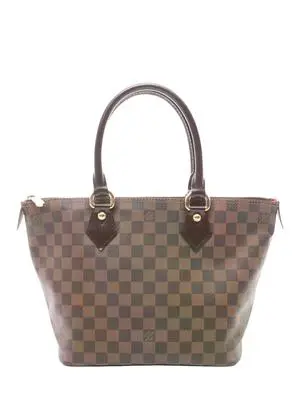 LOUIS VUITTON 2008 Damier Ebene Saleya Pm Handbag - Brown