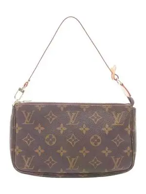 LOUIS VUITTON 2000 Monogram Pochette Accessoires - Brown