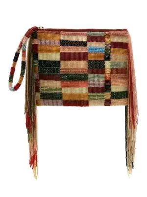 ALEMAIS Marjorelle Clutch Bag - Brown