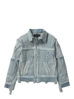 WHO DECIDES WAR BY EV BRAVADO Exposure Denim Jacket - Blue